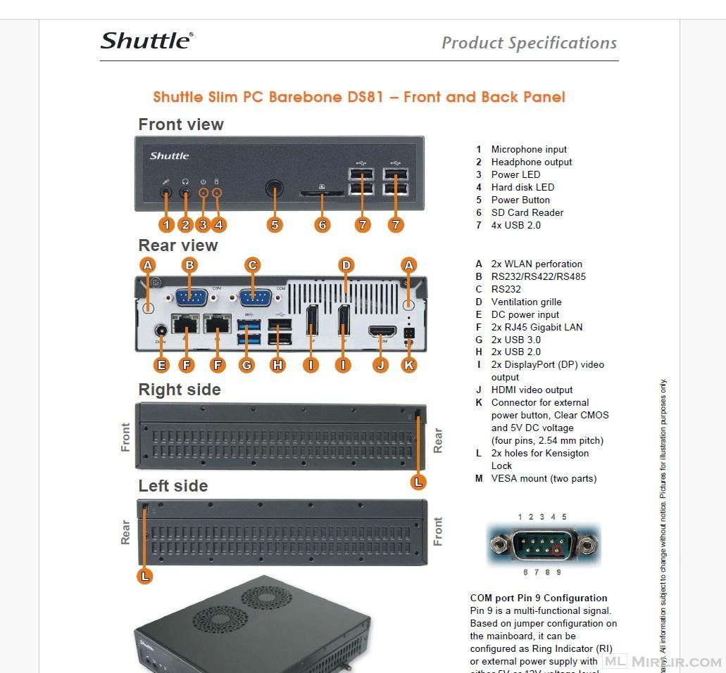 Shitet Mini PC Shuttle DS 81... në Shkodër | Kompjuterë desktop ...